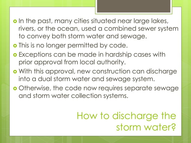 Sem 2 bs1 storm water system | PDF | Science