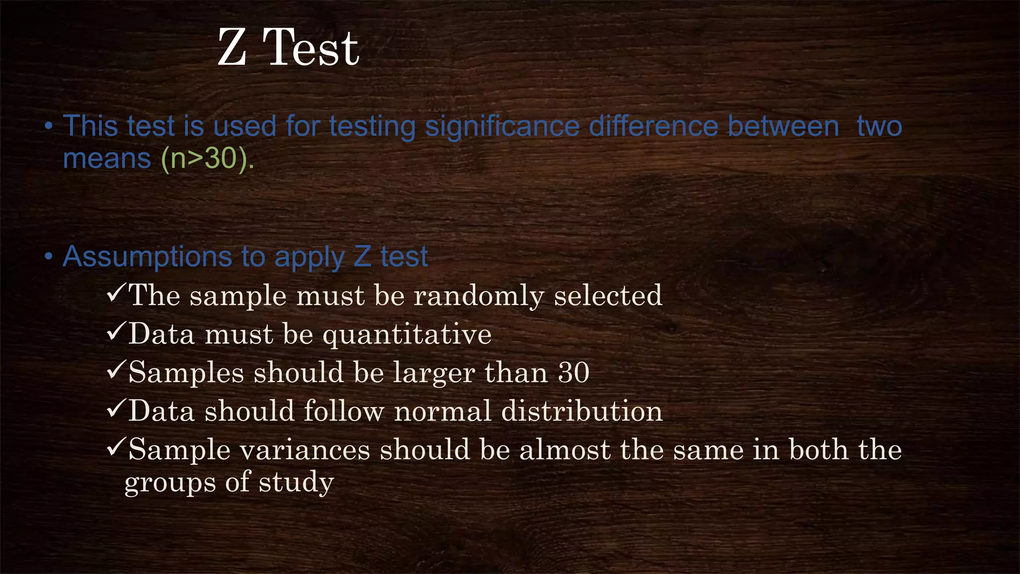 tests of significance | PPTX