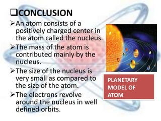 structure of atom | PPTX