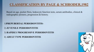 classification of periodontal diseases | PPTX