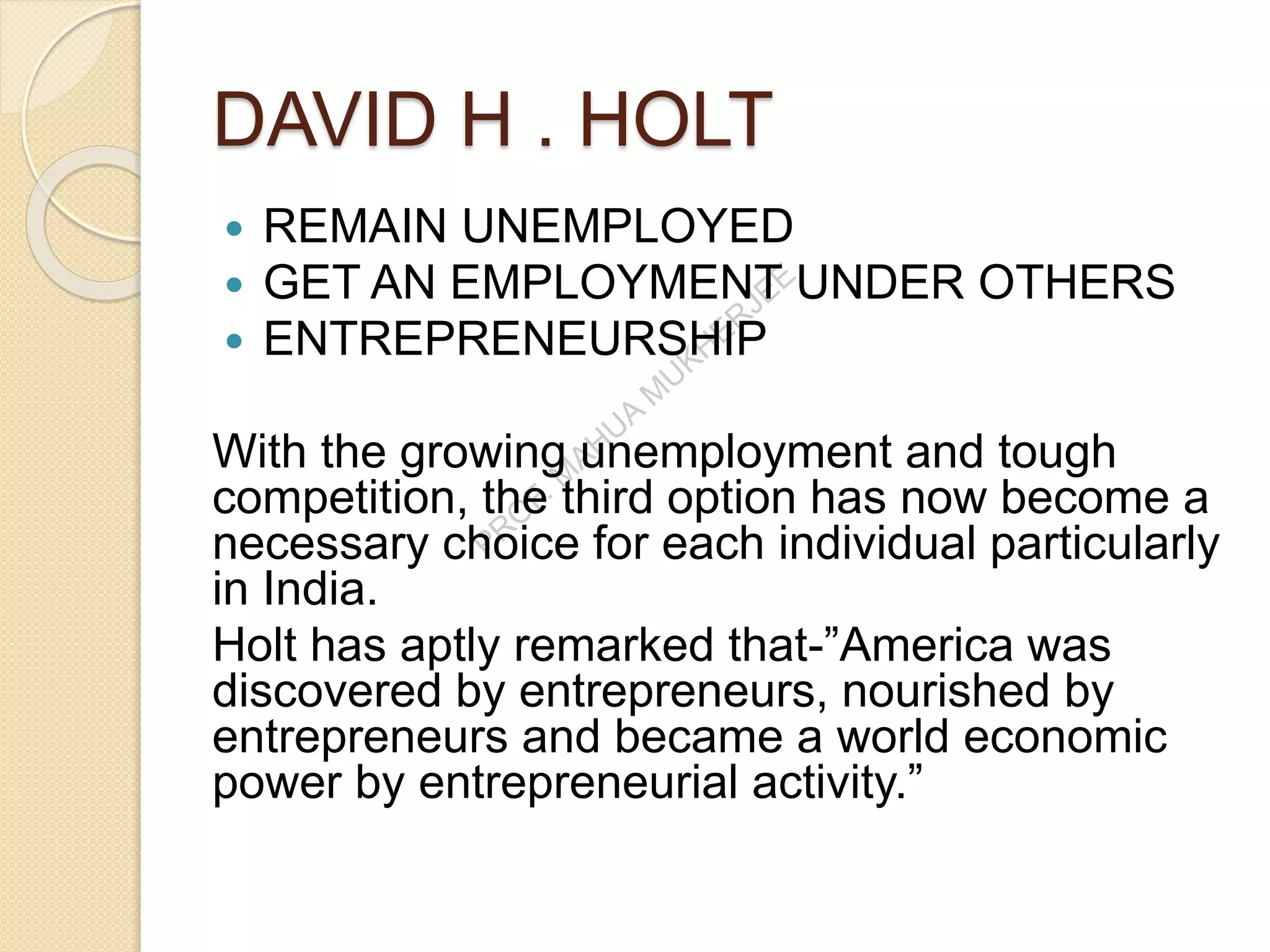 INTRODUCTION TO ENTREPRENEURSHIP DEVELOPMENT WITH ITS BASIC CONCEPTS | PPTX