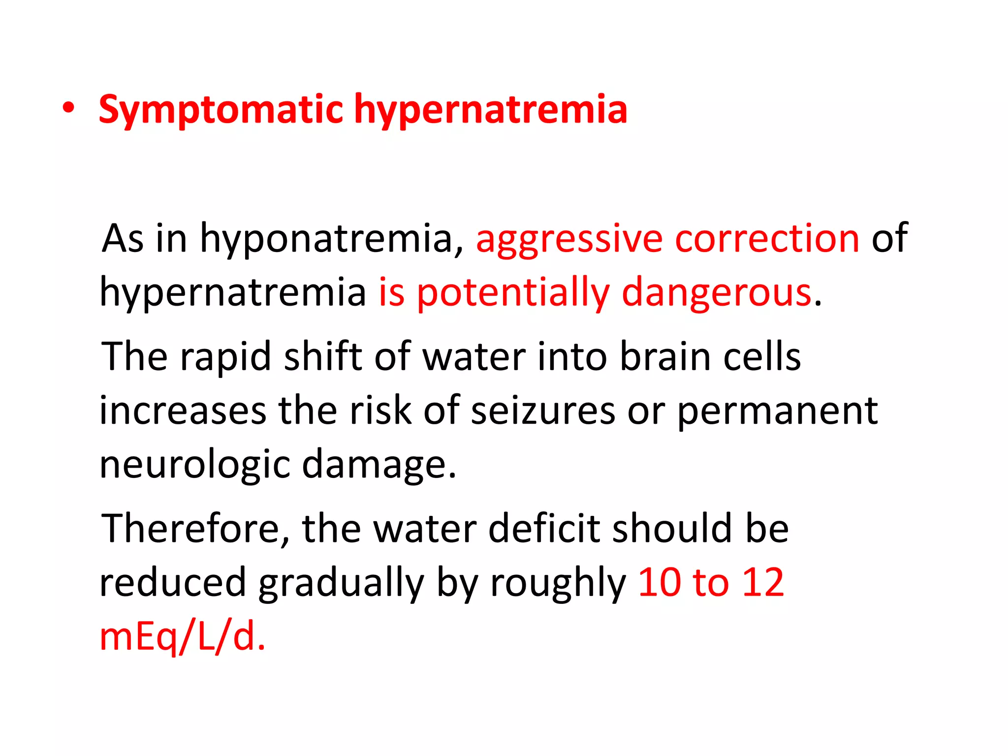 hypernatremia | PPTX