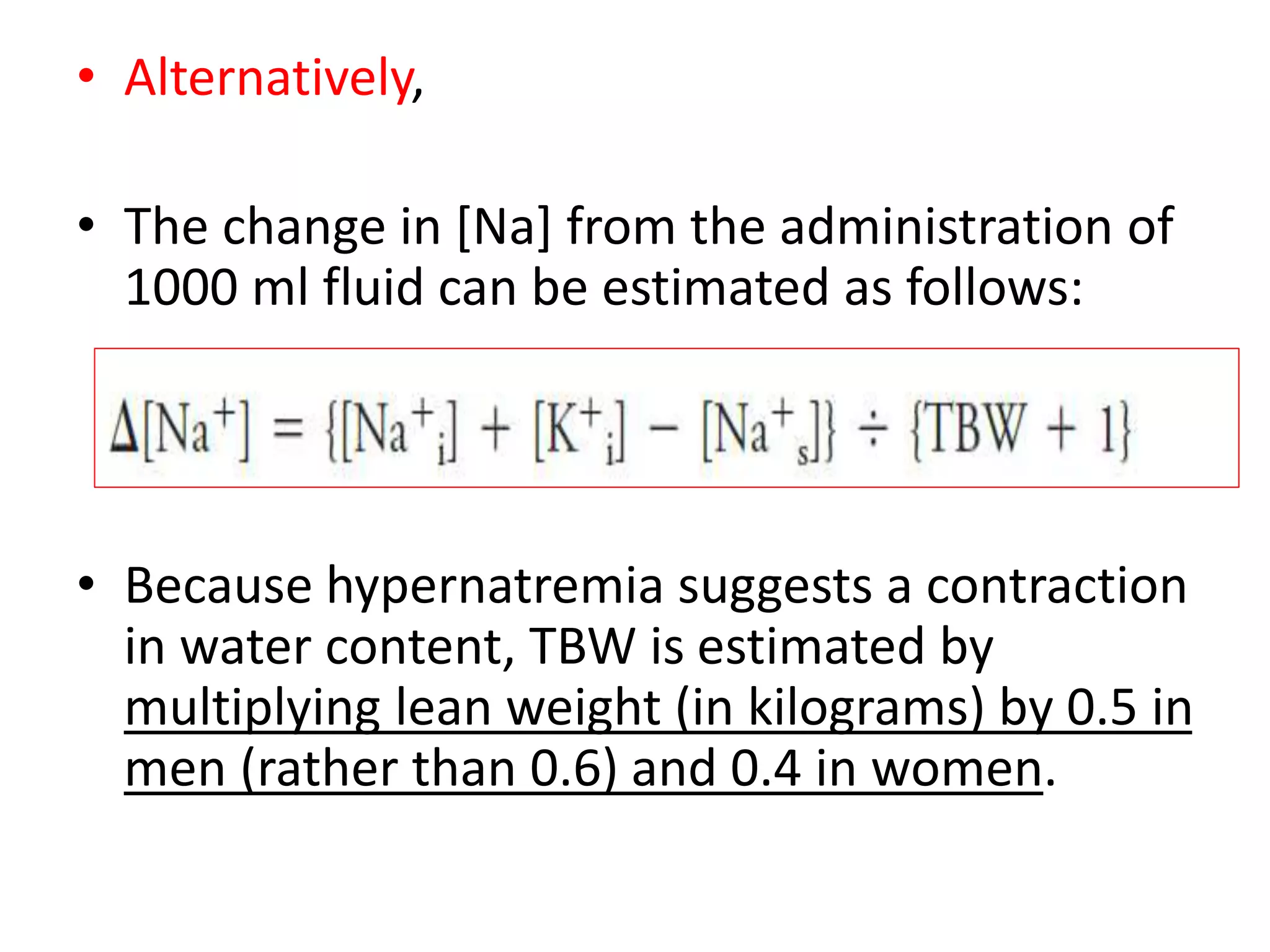 hypernatremia | PPTX