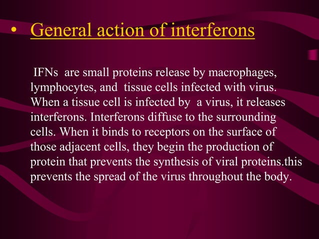 Interferons.pptx. | PPTX | Infectious Diseases | Diseases and Conditions