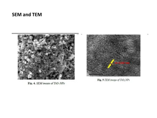 Green synthesis of nanoparticles | PPTX