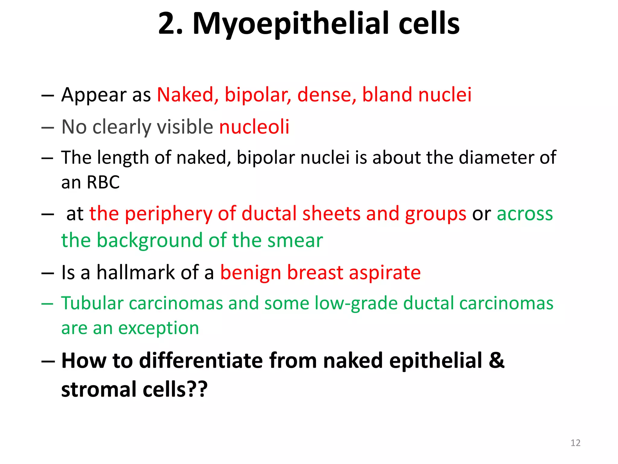 cytology of the breast | PPTX