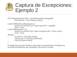 EXCEPCIONES JAVA | PPT
