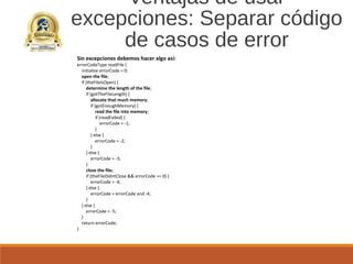 EXCEPCIONES JAVA | PPT