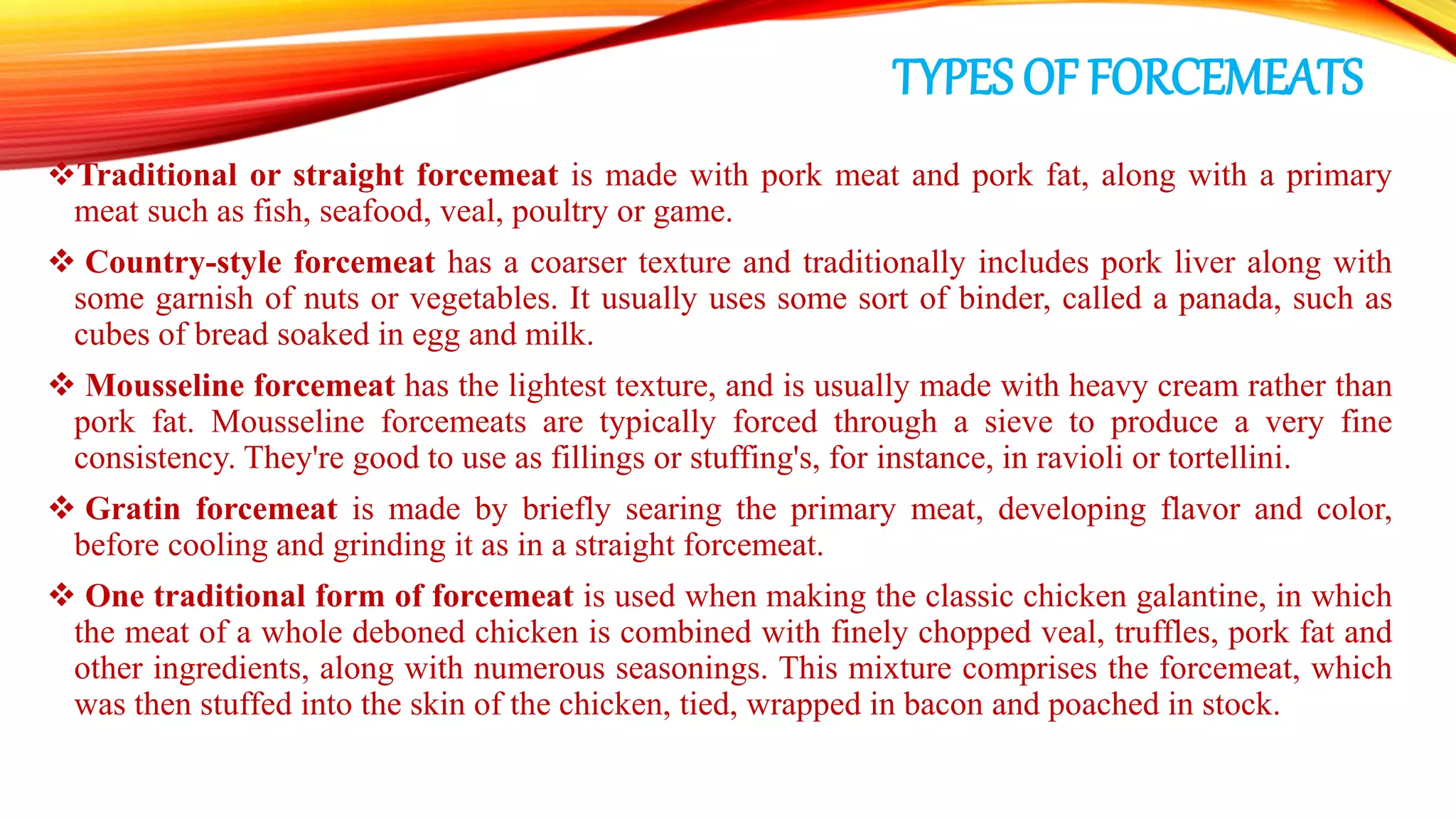 GARDE MANGER & CHARCUTERIE | PPTX