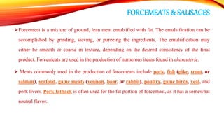 GARDE MANGER & CHARCUTERIE | PPTX