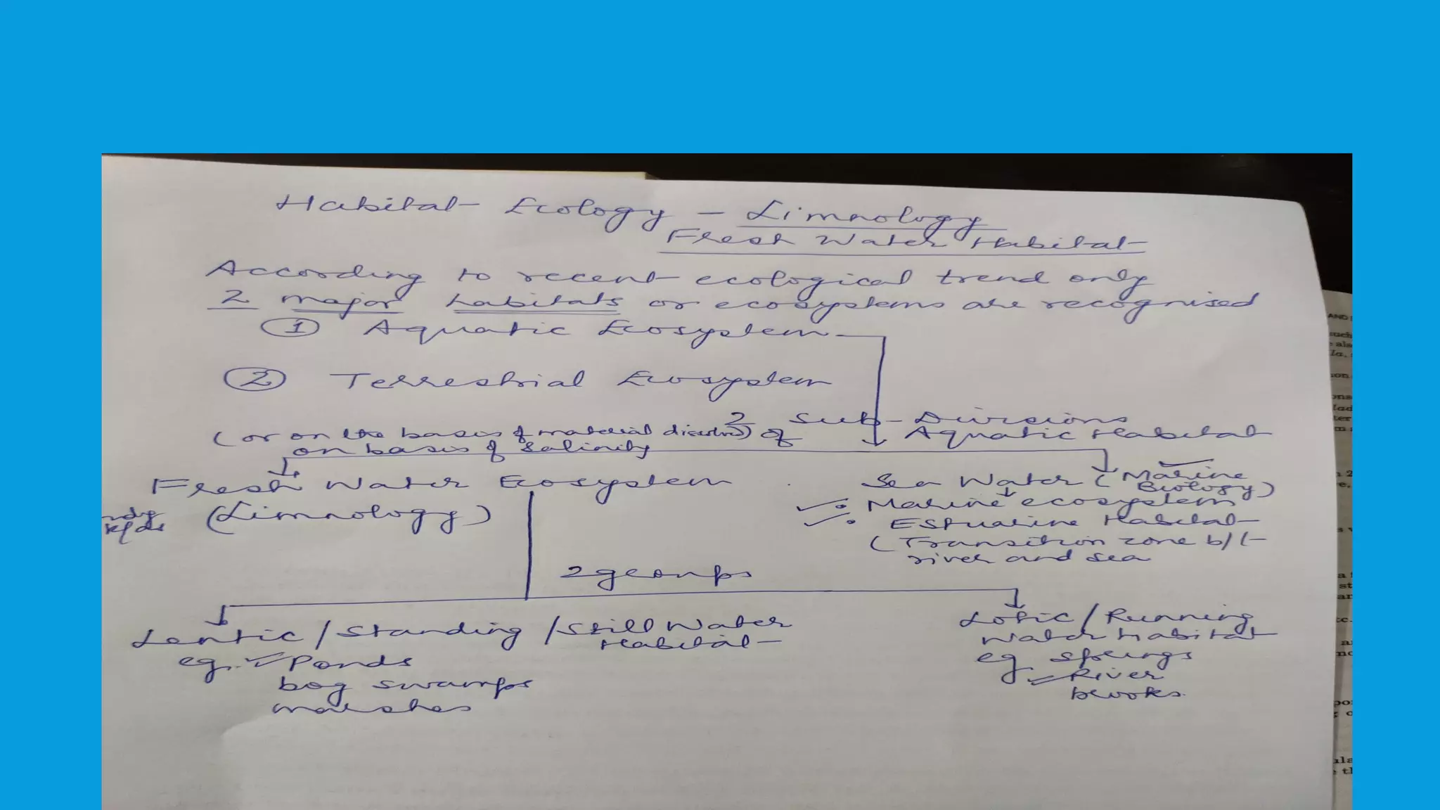 Sem 5 limnology fresh water ecosystem lake ecosystem | PDF