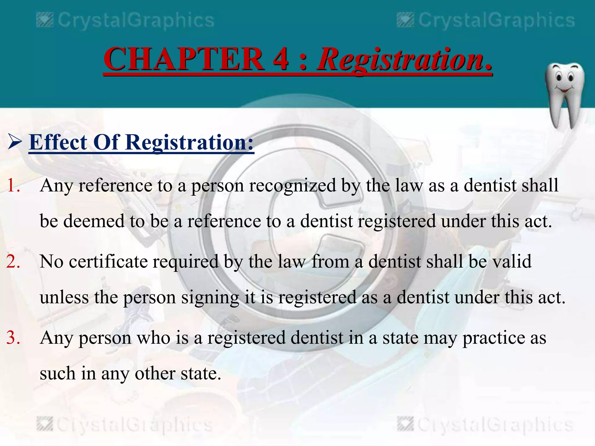 Dentist Act of India, DCI & IDA | PPTX
