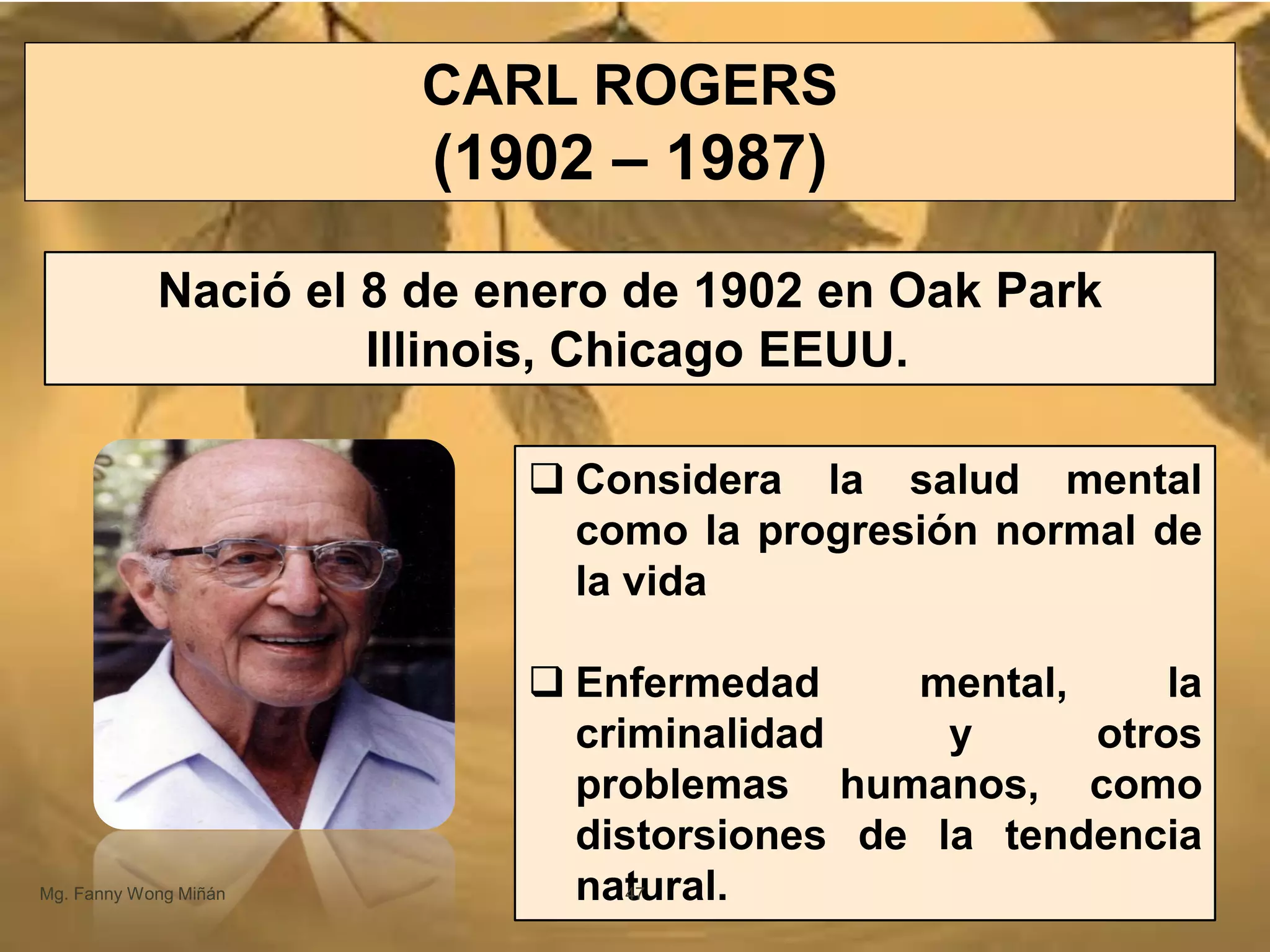 TEORIAS DE LA PERSONALIDAD - FRITZ PERLS -CARL ROGERS - ERIC BERNE ...