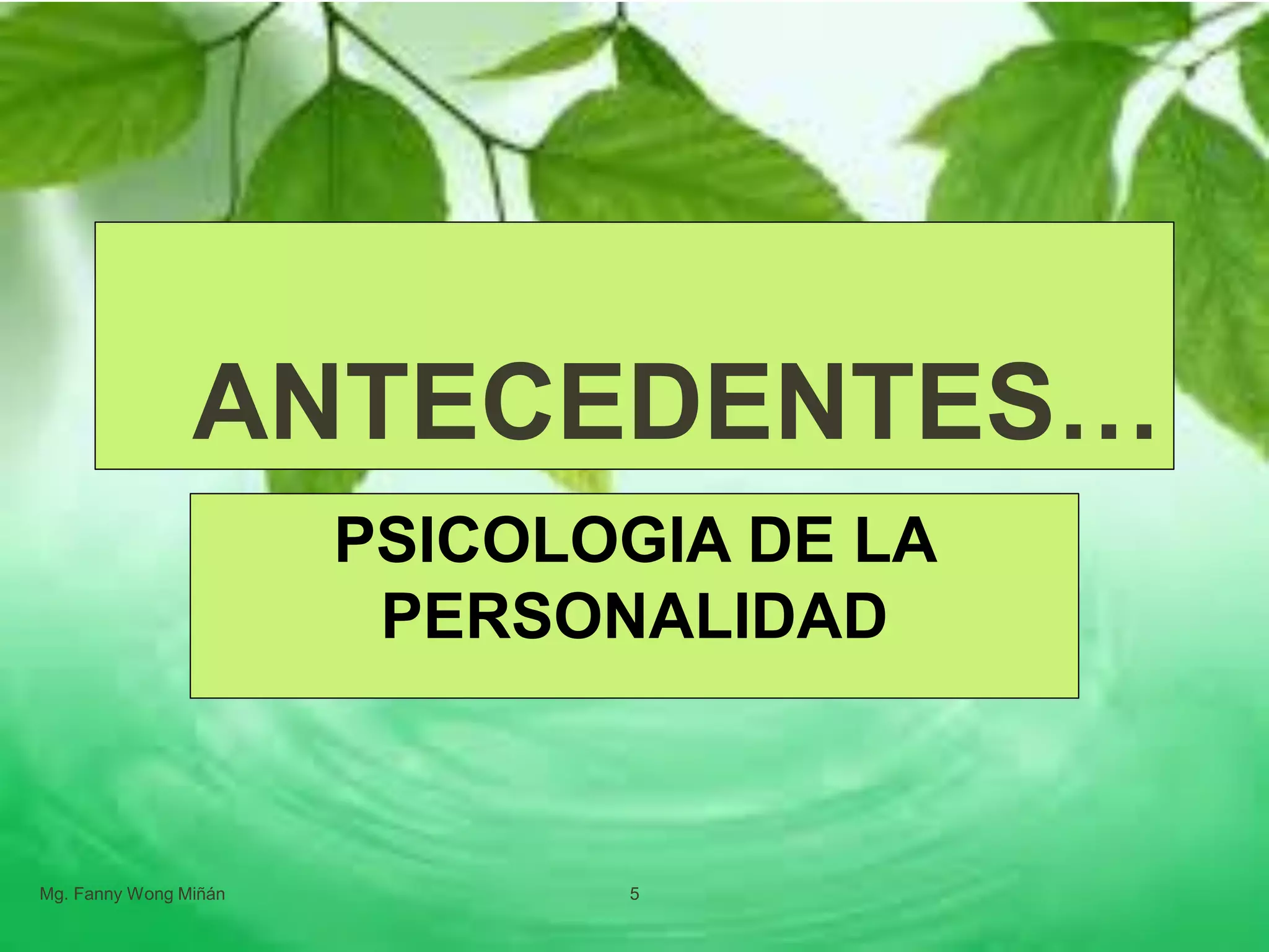TEORIAS DE LA PERSONALIDAD - FRITZ PERLS -CARL ROGERS - ERIC BERNE ...