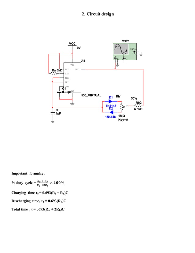 Pulse Generator with Adjustable duty cycle | DOCX