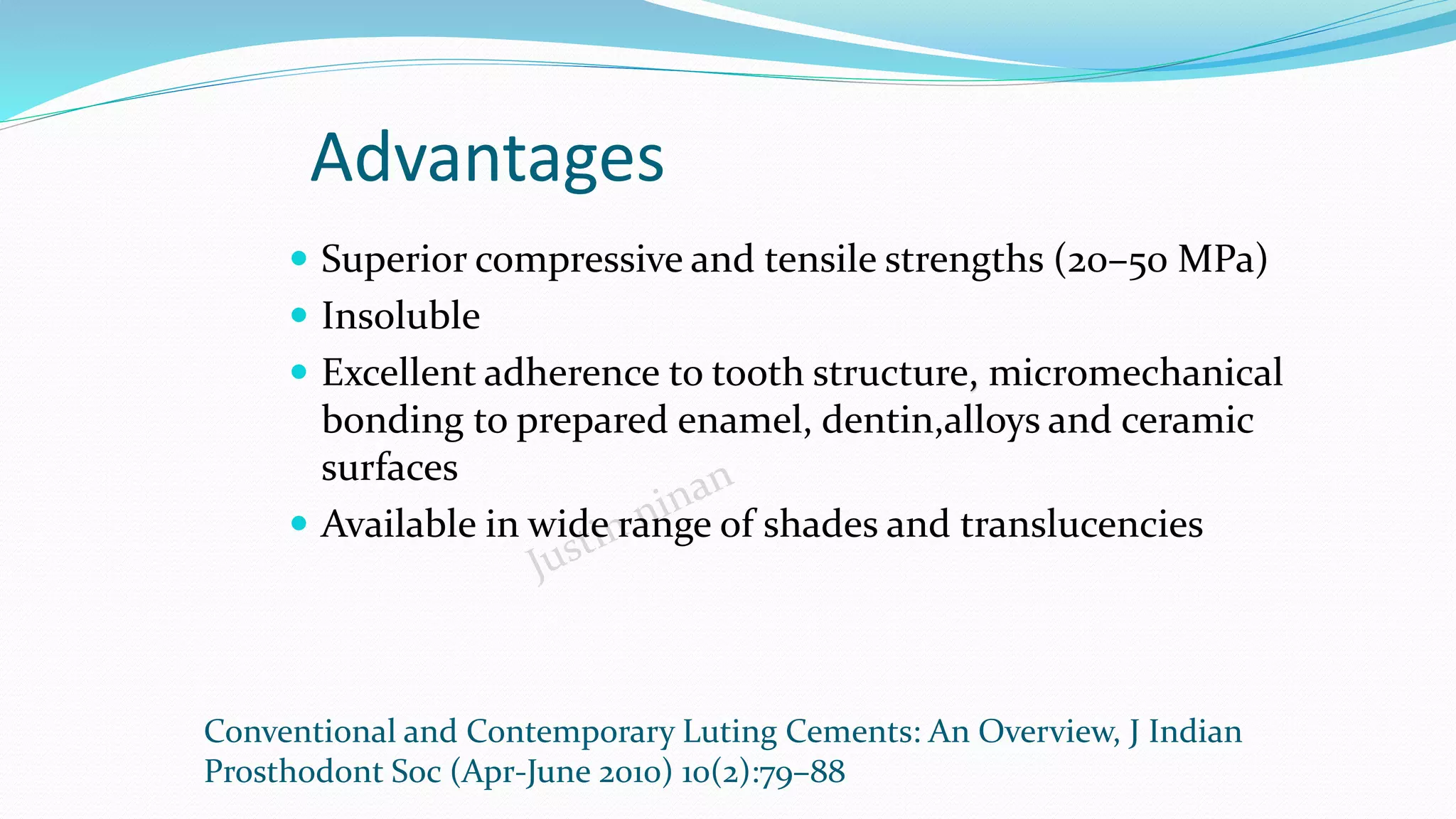 Adhesive resins,Dr Justin Ninan | PPTX
