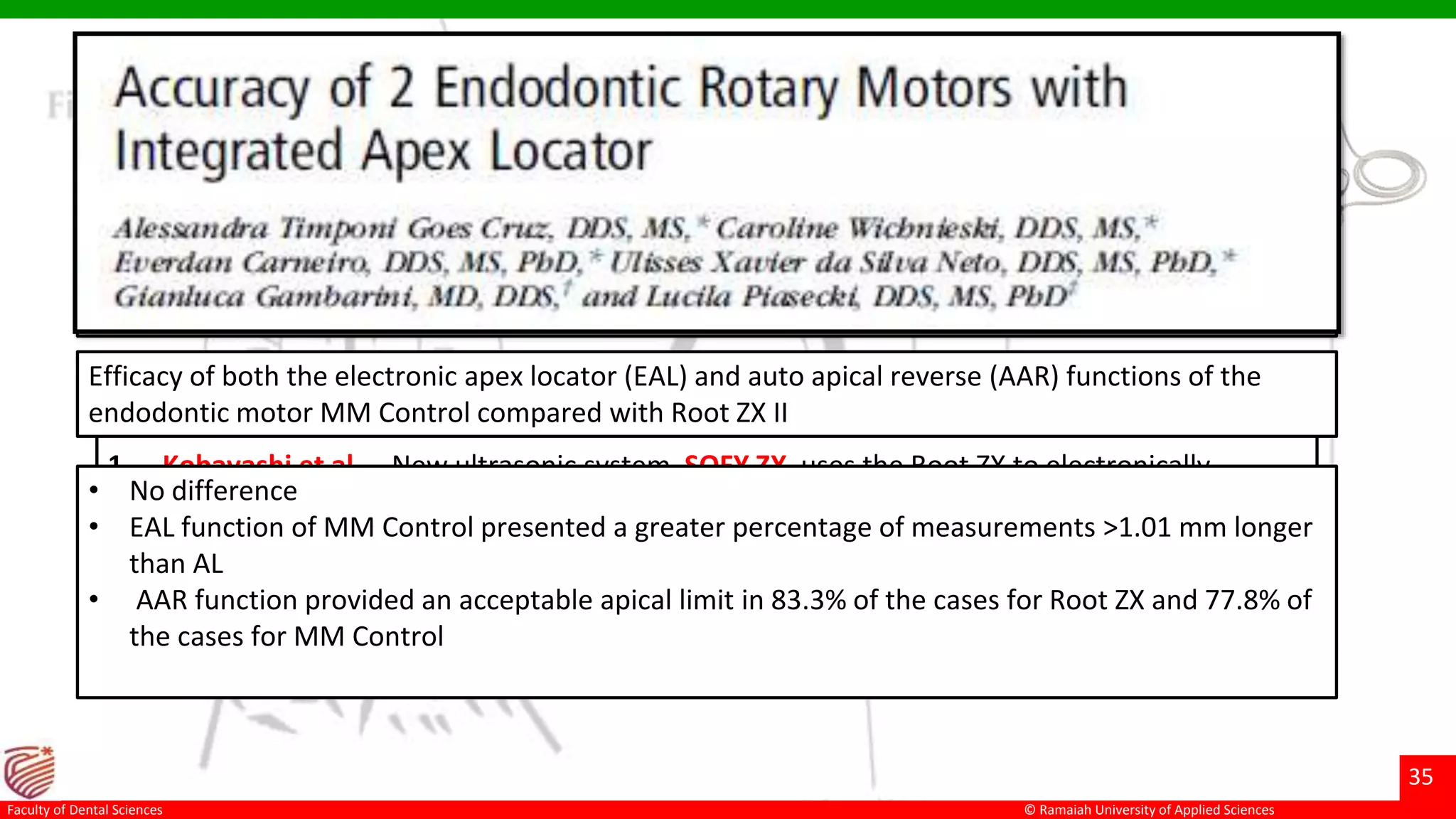 Electronic Apex Locator | PPTX