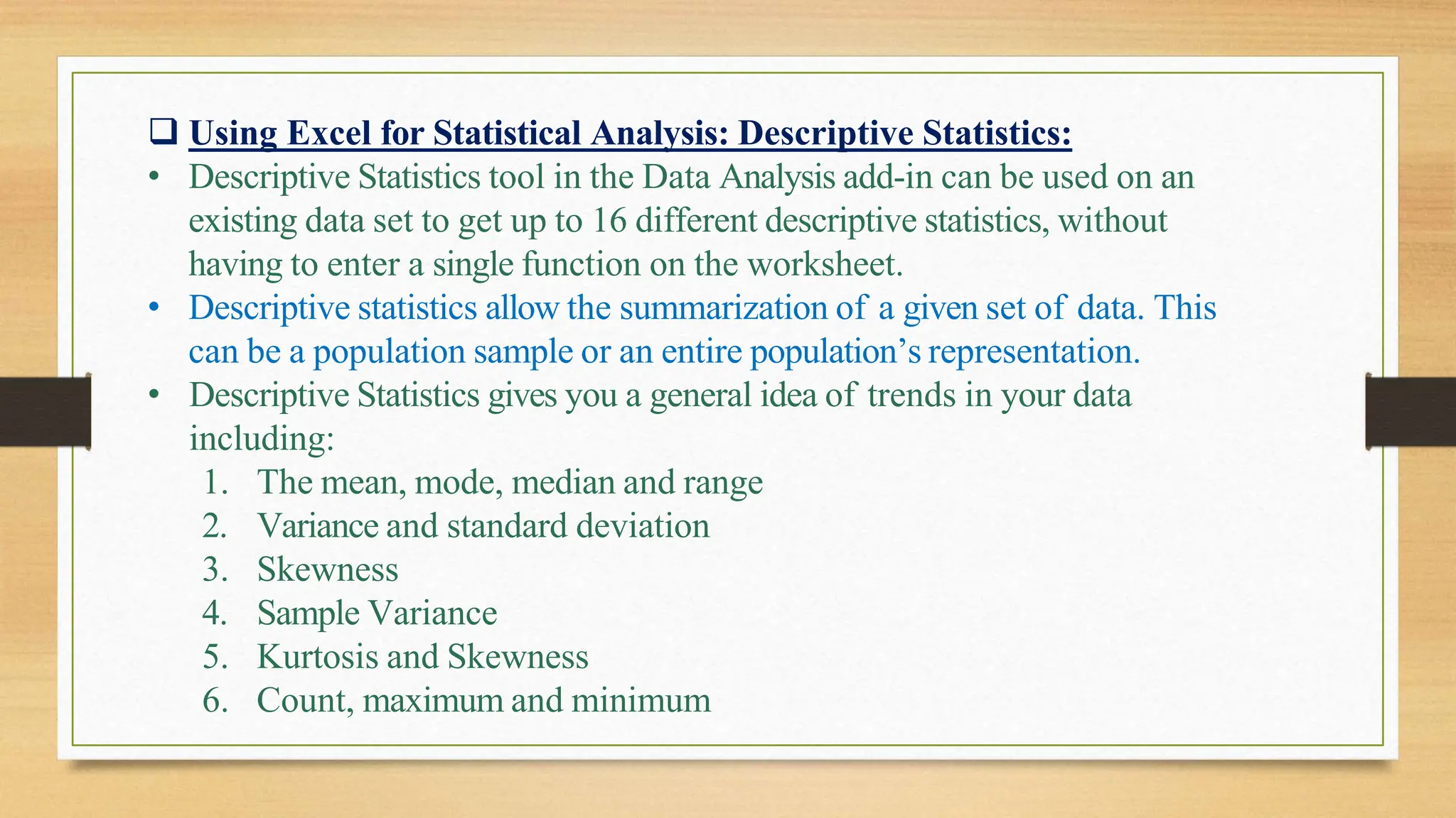 SEM 8 BIOSTATISTICS graphs minitab excel etc | PPTX | Technology & Computing