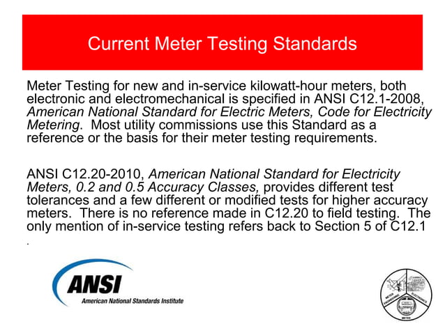 ANSI Standards & Updates | PPT