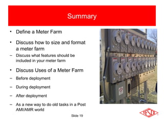 SEMA - 2016 Meter Farms, New Tools for AMR and AMI Meters | PPT
