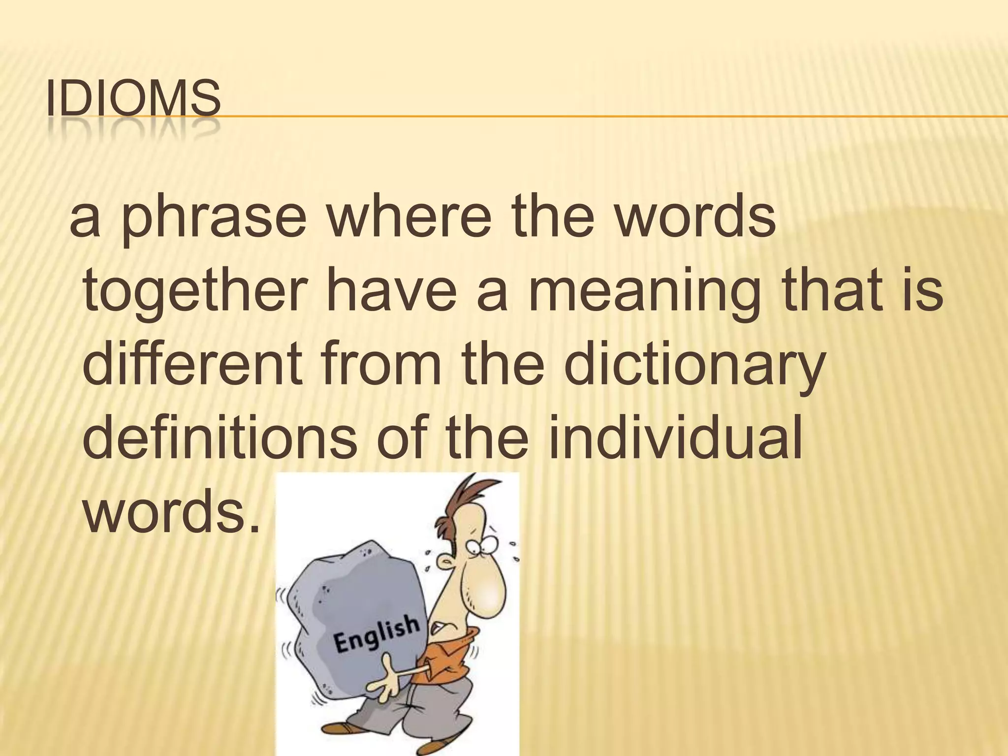 collocation, fixed expression and idiom | PPTX