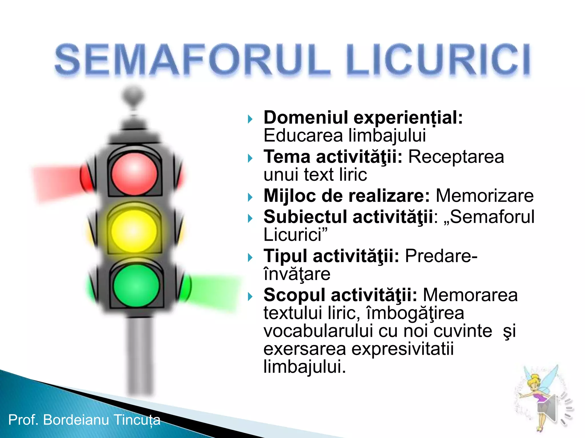 Semaforul memorizare | PPTX