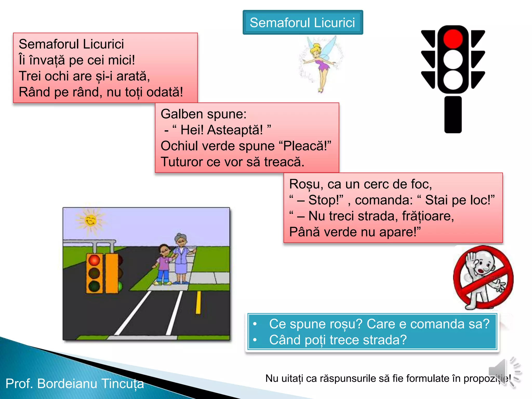 Semaforul memorizare | PPTX