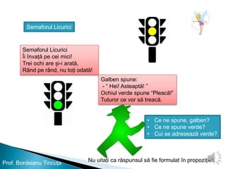 Semaforul memorizare | PPTX