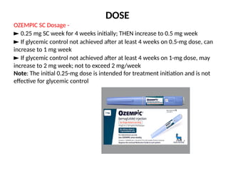 Powerpoint presentation on diabetes and ozempic drug | PPTX