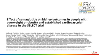 Semaglutide in kidney outcomes Obesity Patient.pptx