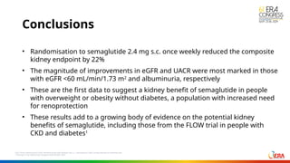 Semaglutide in kidney outcomes Obesity Patient.pptx