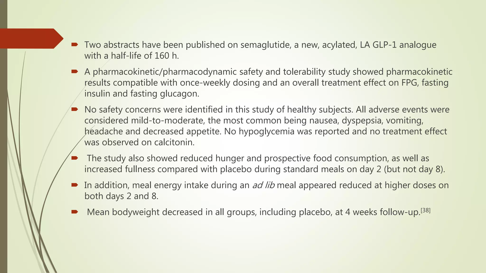 Semaglutide journal club | PPTX