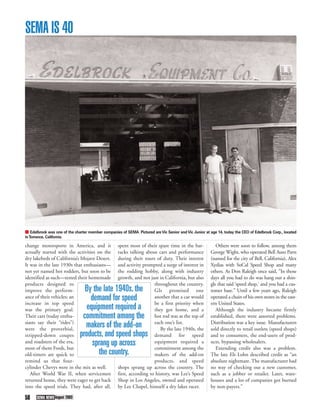 Sema History | PDF | Automotive Industry | Industries