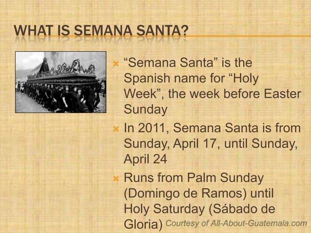 Semana Santa In Guatemala | PPT