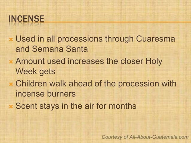 Semana Santa In Guatemala | PPT