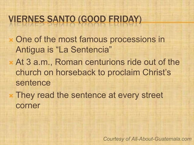 Semana Santa In Guatemala | PPT