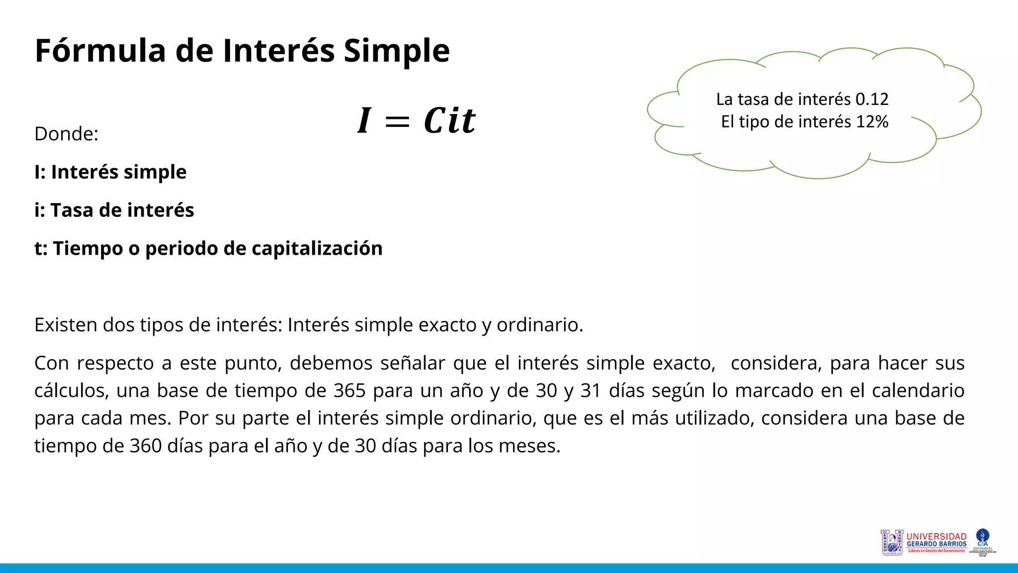 Interés simple y monto a interés simple. | PDF
