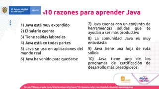 Semana 1 Estructuras de Control en Java | PPT