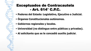 PROCESOS CAUTELARES | PPTX