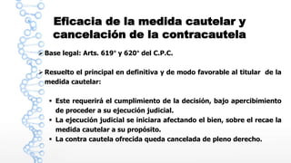 PROCESOS CAUTELARES | PPTX