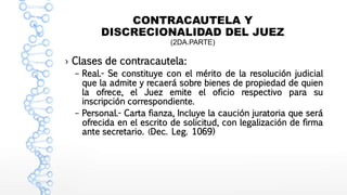 PROCESOS CAUTELARES | PPTX