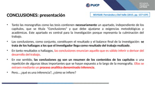 Semana 13. Criterios para la elaboración de conclusiones, introducción ...