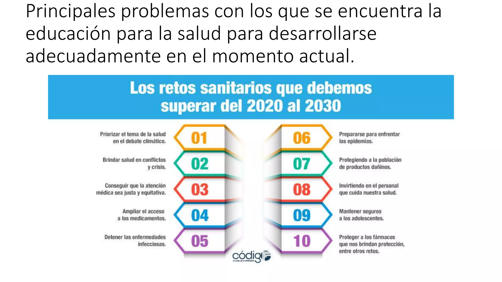 EDUCACIÓN PARA LA SALUD | PPT