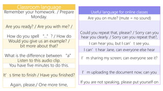 A1 Week 1 Vocabulary | PPTX