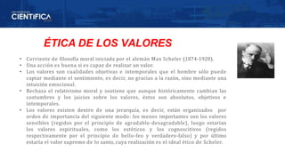 ETICA EN EL AMBITO FILOSOFICO - LA ETICA EN EL TIEMPO | PPTX