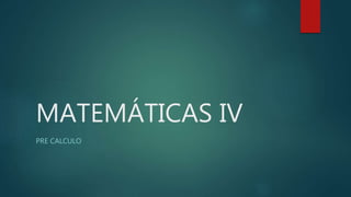 EJERCICIOS DE PRECALCULO | PPTX