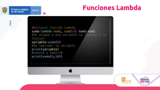 Semana 3 Fundamentos de Python(Funciones y Métodos) | PDF