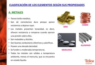 QUIMICA-TABLA PERIODICA-PROPIEDADES DE LA TABLA PERIODICA | PPTX