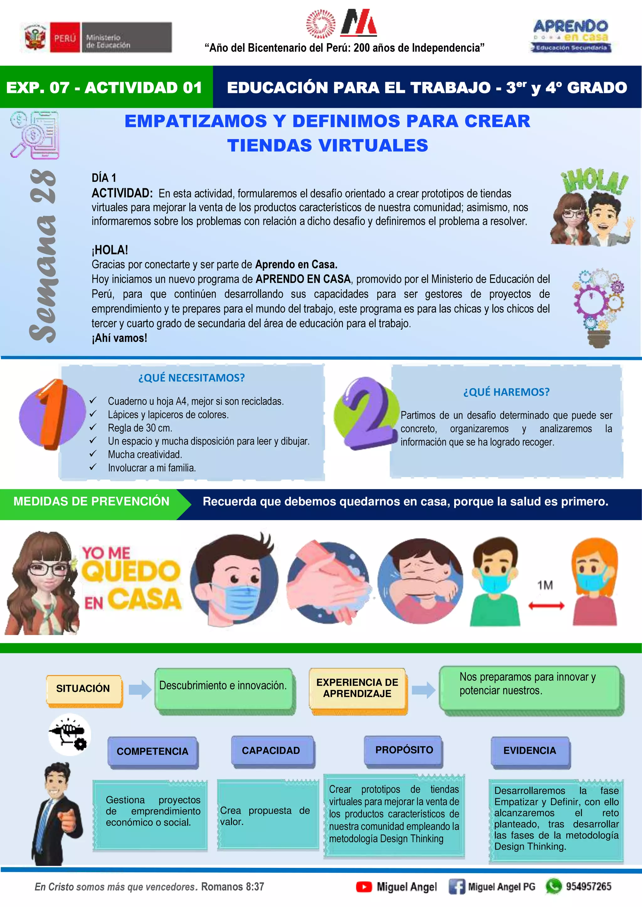 Semana 28 ept 3° y 4° grado | PDF