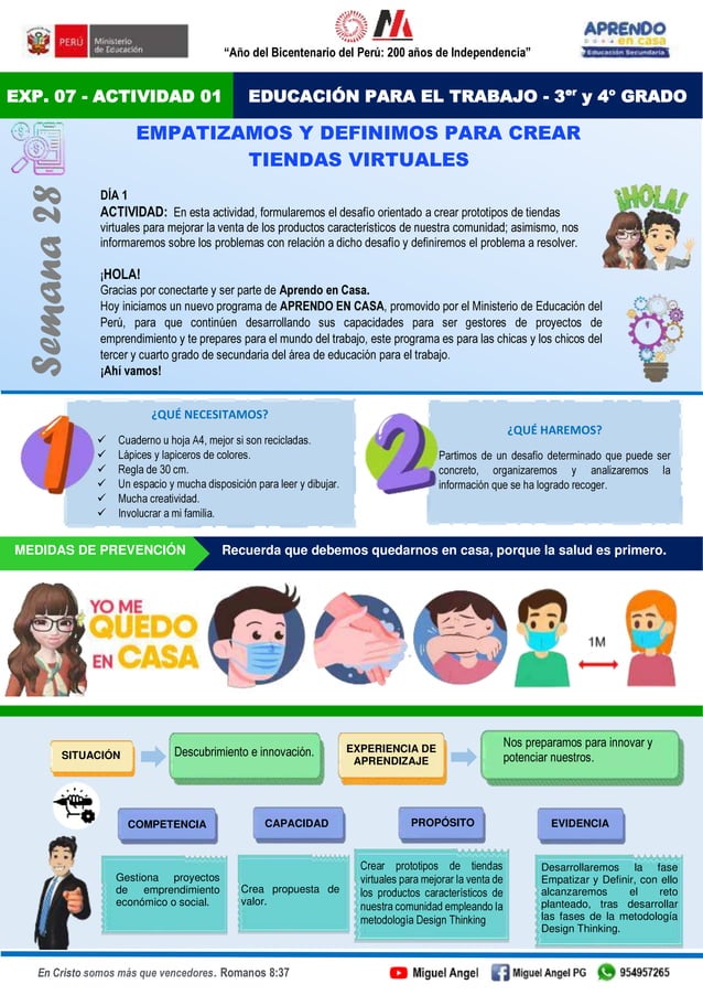 Semana 28 ept 3° y 4° grado | PDF